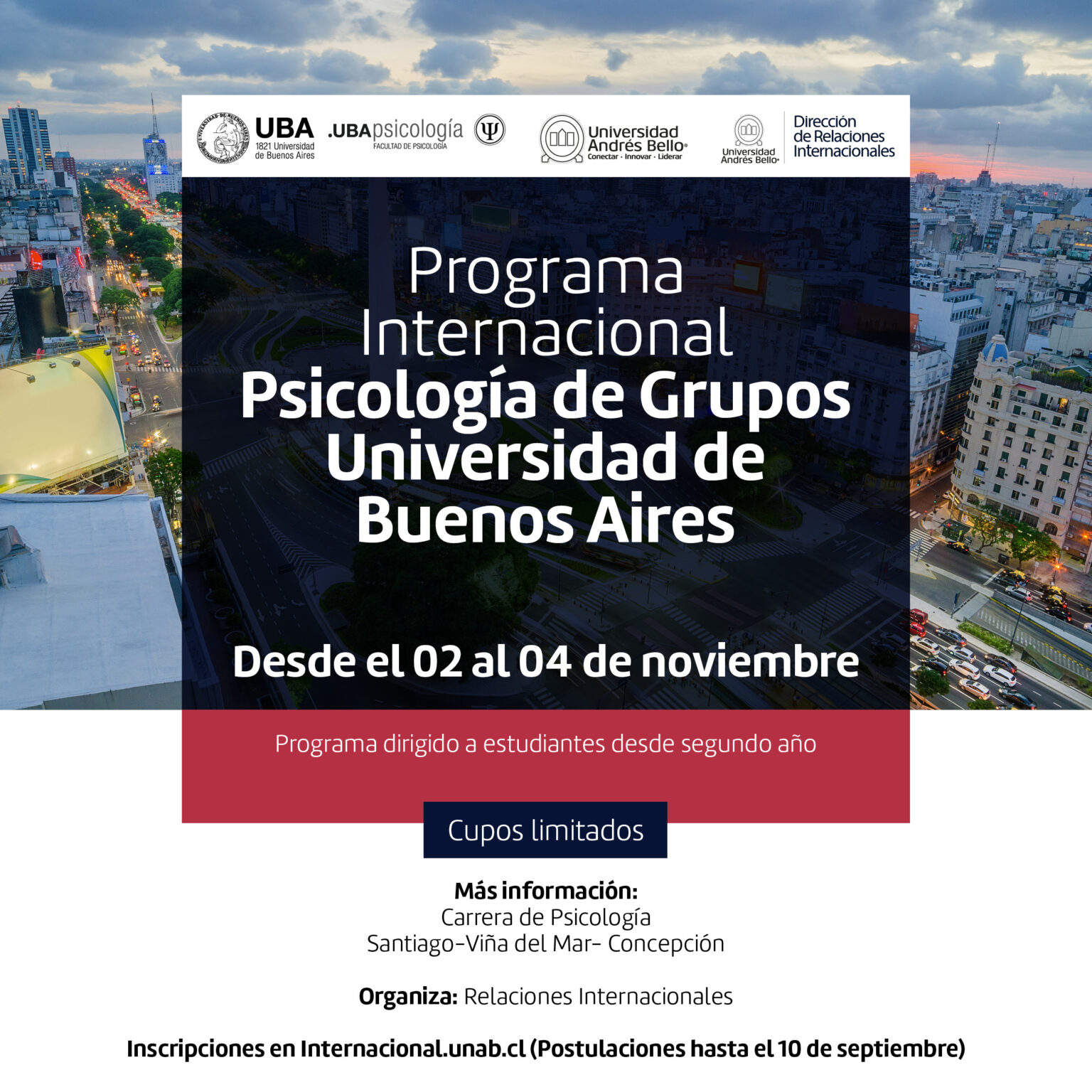 Curso de "Psicología de grupos" en la UBA - Internacional UNAB